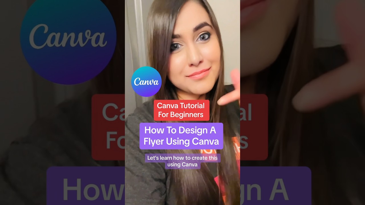How To Create A Flyer Design Using Canva #canvatips #canvatutorial