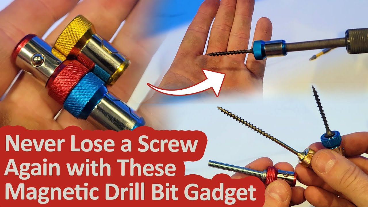 🚨 5 Secrets to NEVER Drop a Screw Again | Magnetic Bit Holder EXPOSED!