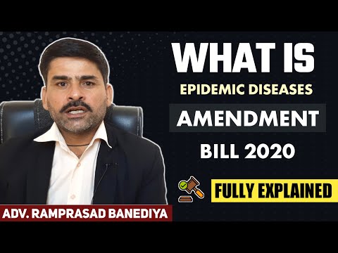 epidemic diseases amendment bill 2020 detailed explained.