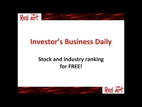 Free Investing Tools: Investor's Business Daily (IBD)