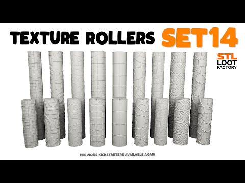 Texture Rollers Set 14