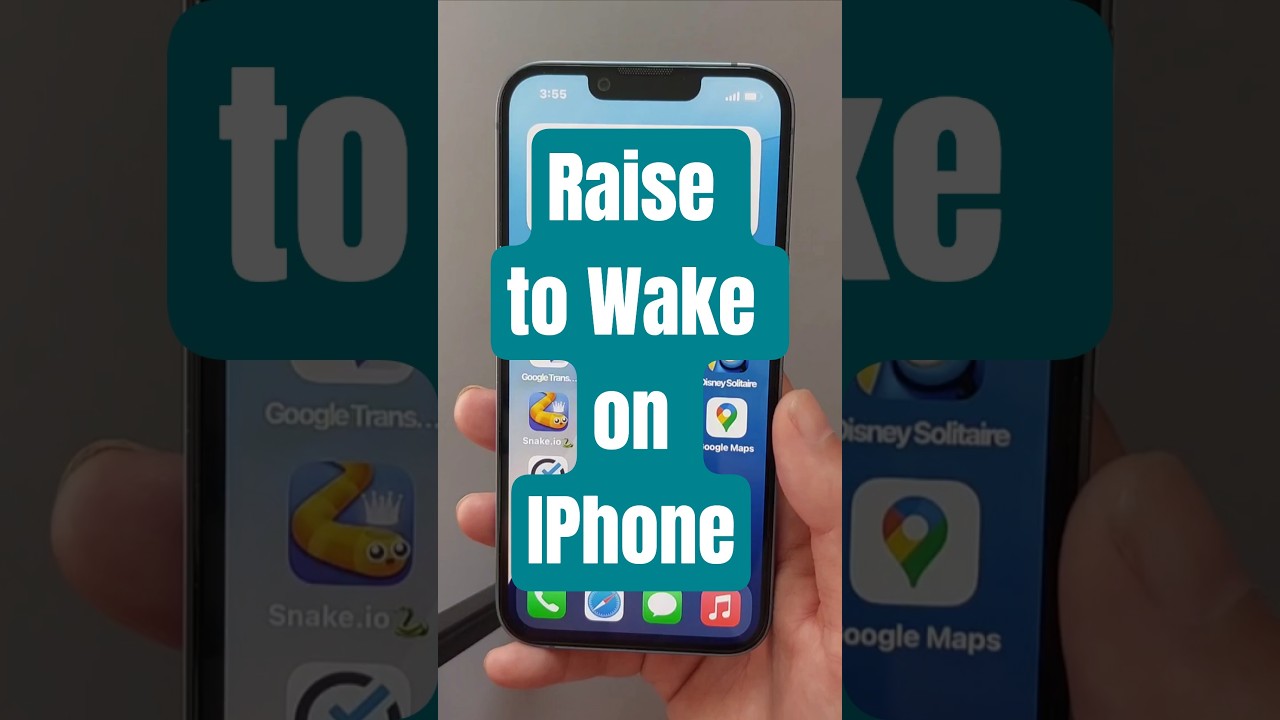 Raise to Wake on IPhone