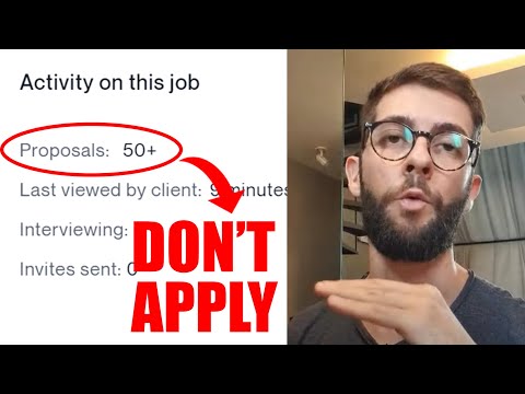Avoid Jobs That Received Too Many Proposals on Upwork