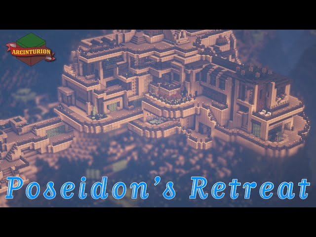 Poseidon's Retreat [Modern Cliff Mansion with Cinematic Tour] Minecraft Map