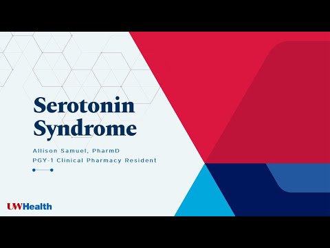Serotonin Syndrome