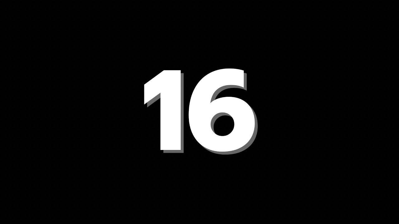 16 Second Countdown Timer With Sound Effect