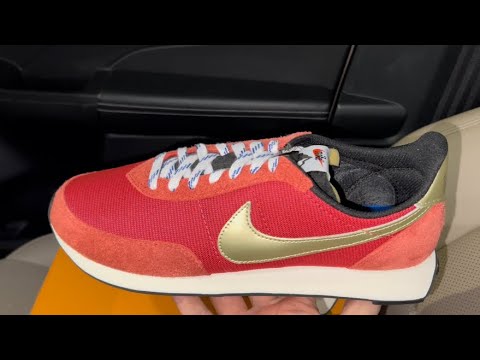 Nike Waffle Trainer 2 SD K2 Gym Red Gold shoes