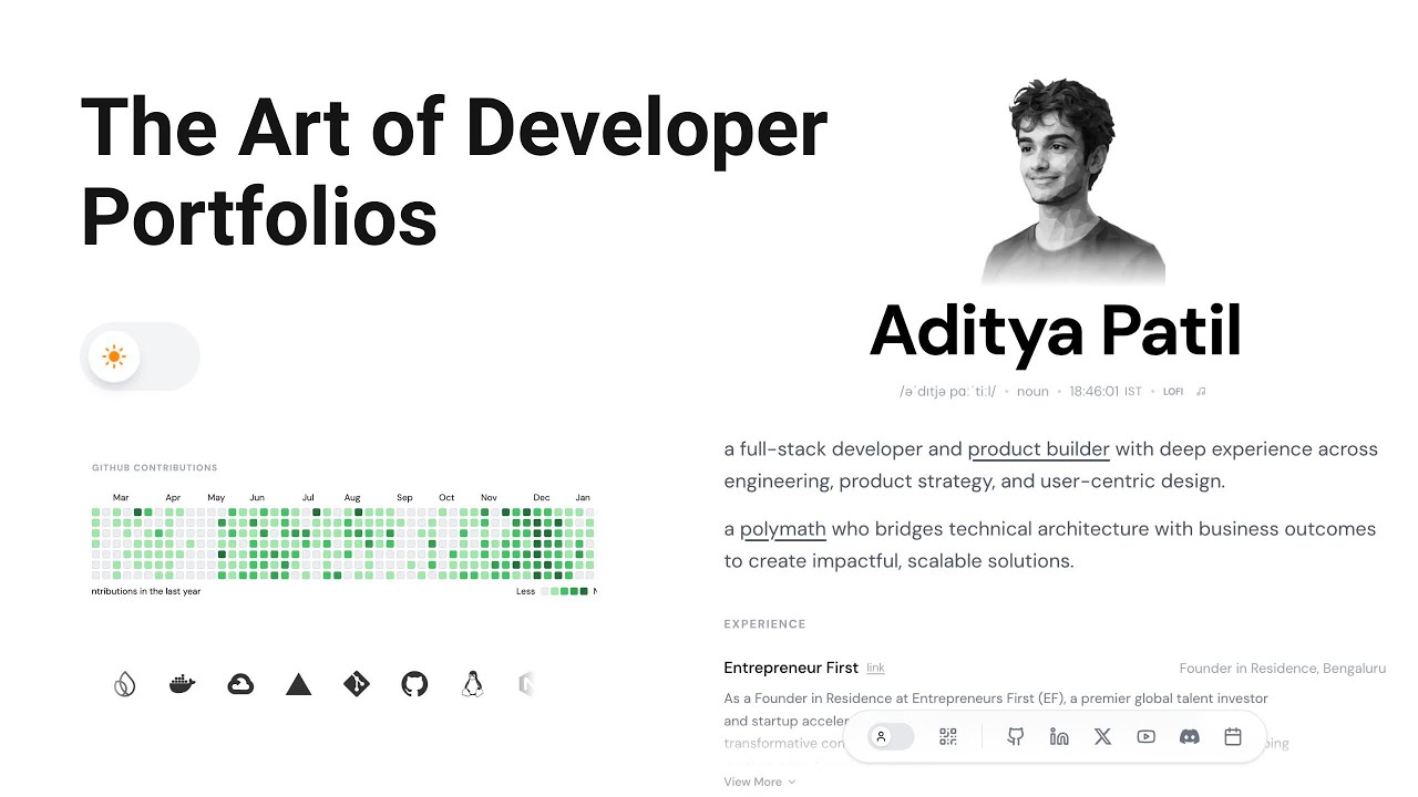 Building a Developer Portfolio - My Practical Tips and Journey (While I Travel)