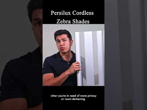 Persilux Cordless Zebra Blinds