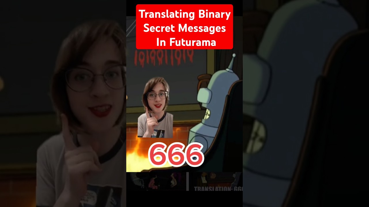 What the binary code messages in Futurama say #Futurama #Binary #math
