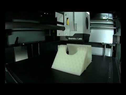 Satisfying 3d Timelapse Bambu Lab X1 Carbon Aerosurfer