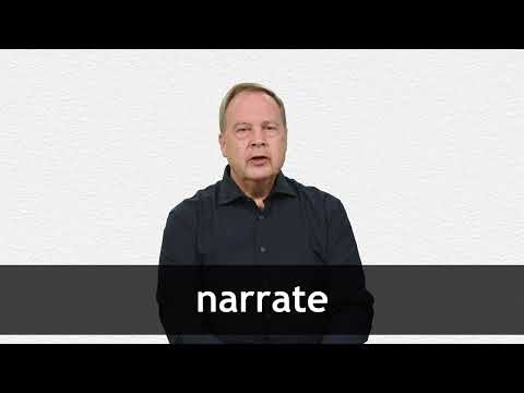 NARRATE - Learn the Meaning, Synonyms & Translations | Collins English ...