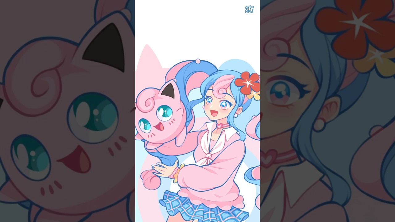 HAPPY MIKU DAY! 🩷🩵 #art  #hatsunemiku #vocaloid #jigglypuff