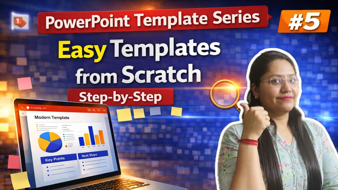 Easy PowerPoint Templates from Scratch | EP #5 | Step-by-Step