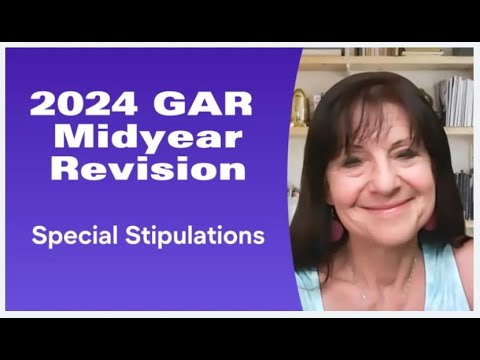 💥 2024 GAR Midyear Revisions - Special Stipulations 💥 #NewContractForms