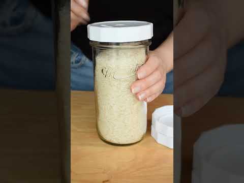Organize your pantry with Mason Jars!! #shorts