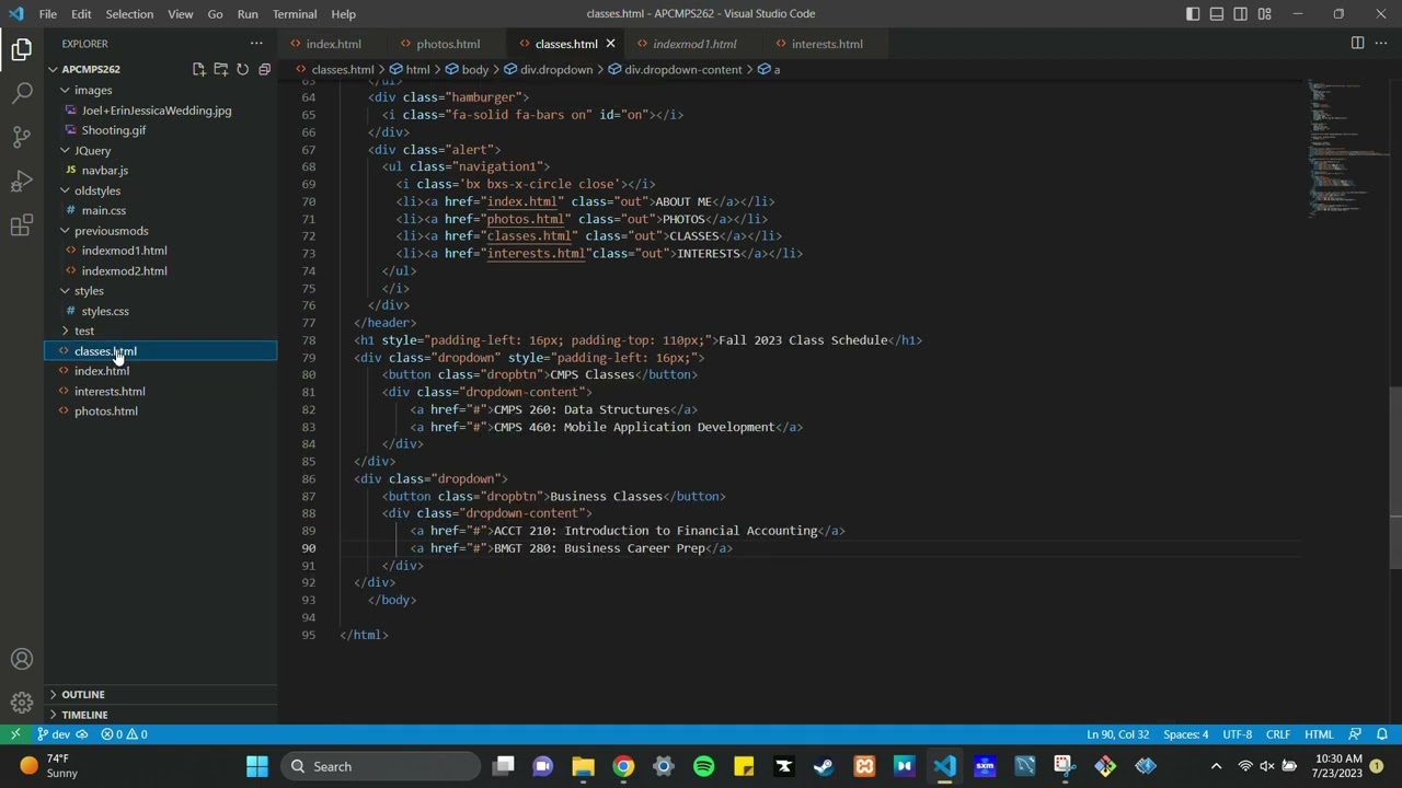 Advanced Programming Module 3 Video
