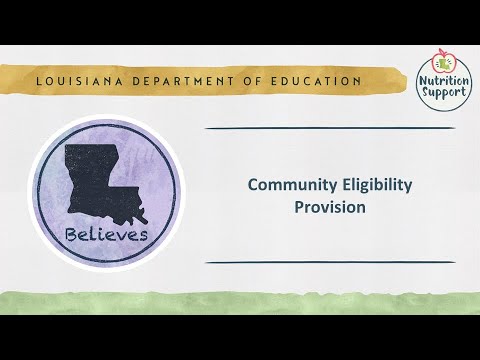 Community Eligibility Provision (CEP) - March 16, 2023