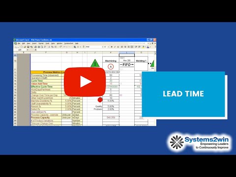 Lead Time (for Lean Manufacturing)
