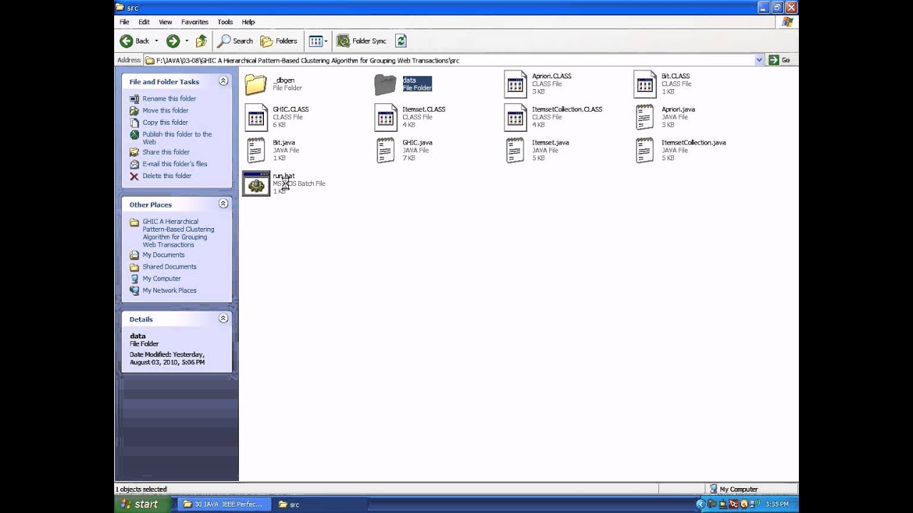 GHIC A Hierarchical Pattern-Based Clustering Algorithm for Grouping Web Transactions