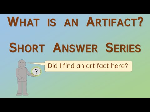 What Is an Artifact? Short Answers in Archaeology 002 #shorts