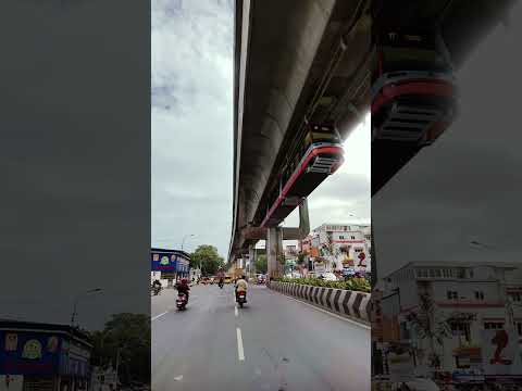 Hanging Mono Rail in Chennai :O