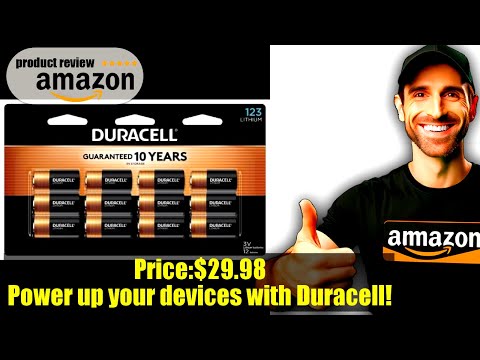 Buy Batteries | Duracell CR123A 3V Lithium Battery, 12 Count Pack, 123 3 Volt High Power Lithium