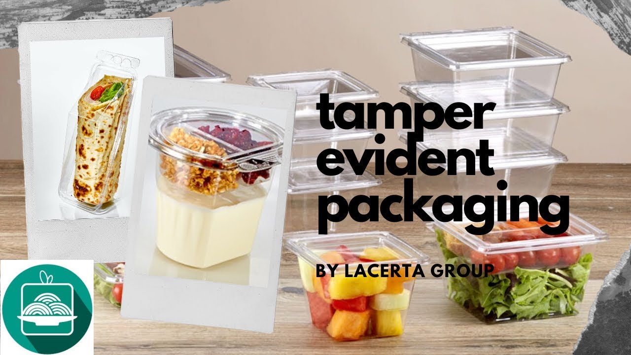 Tamper-Evident Containers |Portion Control | Prolong Freshness | Uniform Look | LACERTA GROUP - FPTV