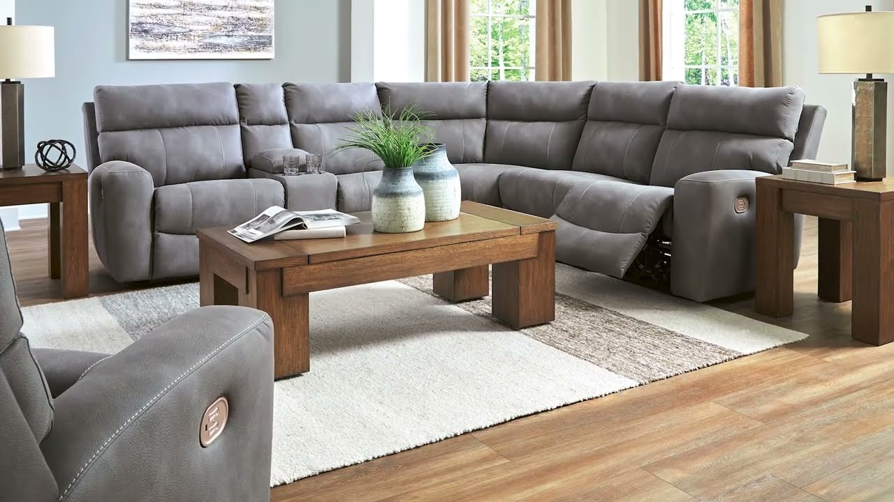 Next-Gen DuraPella Slate Modular Power Reclining Sectional from Signature Design by Ashley