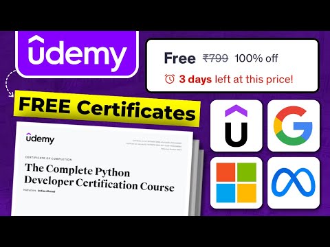 How to Get Udemy Courses for FREE with Certificates in 2025 | Udemy FREE Courses