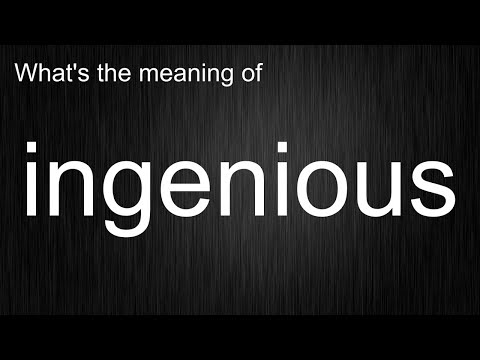 There Are Tricks to Word Pronunciation and Meaning! Learn to Perfectly Articulate "ingenious"!