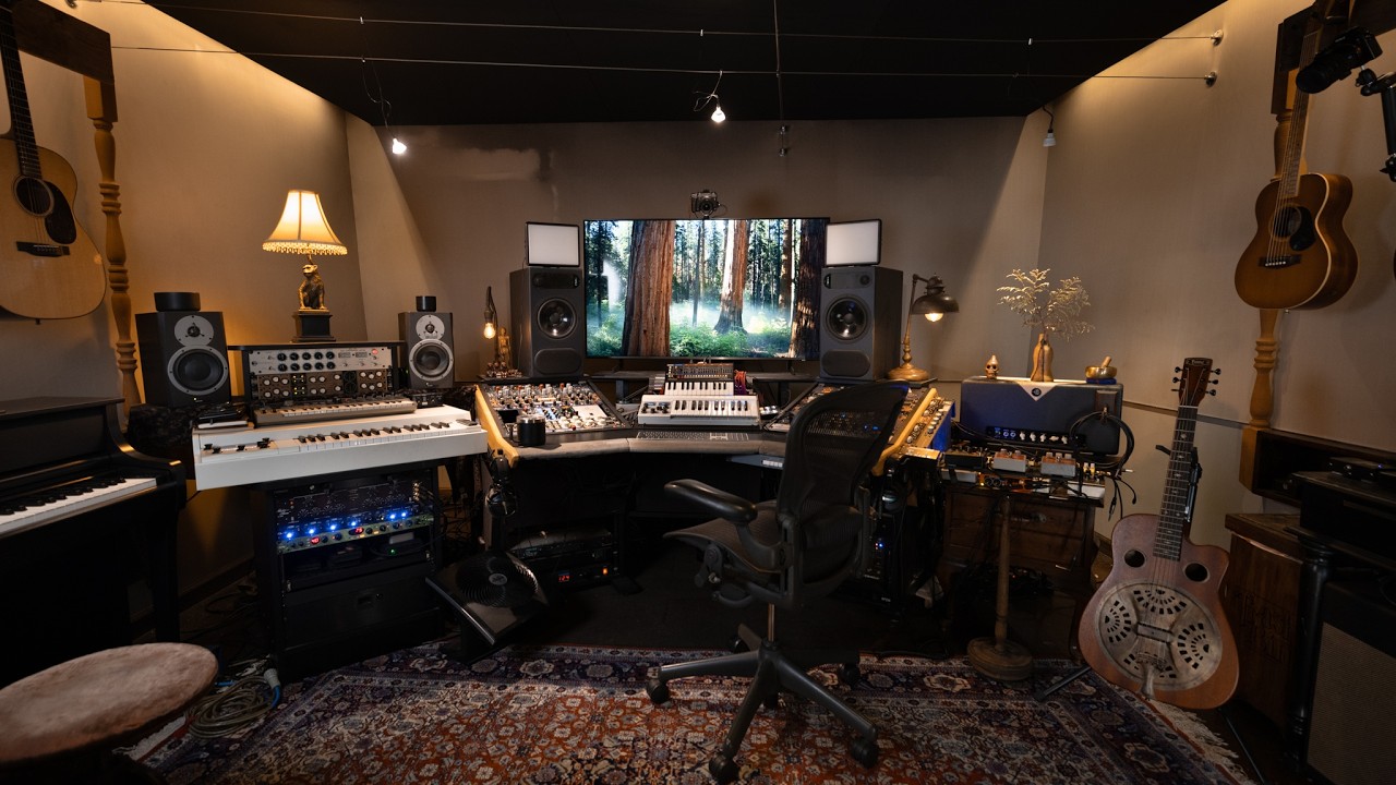 EPIC HOME STUDIO | 50x Platinum Producer ADAM WATTS (studio tour)
