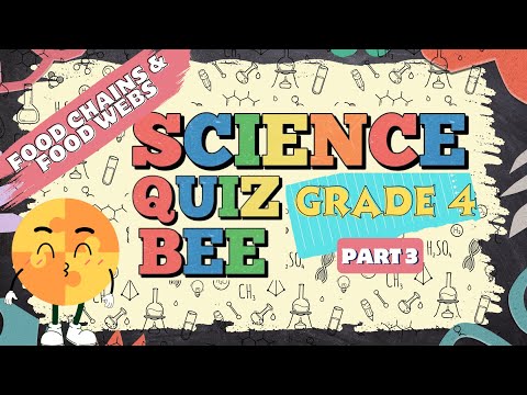 Science Quiz bee for Grade 4 | Quiz 3 | Food Chains and Food Webs | Quiz by brainYs
