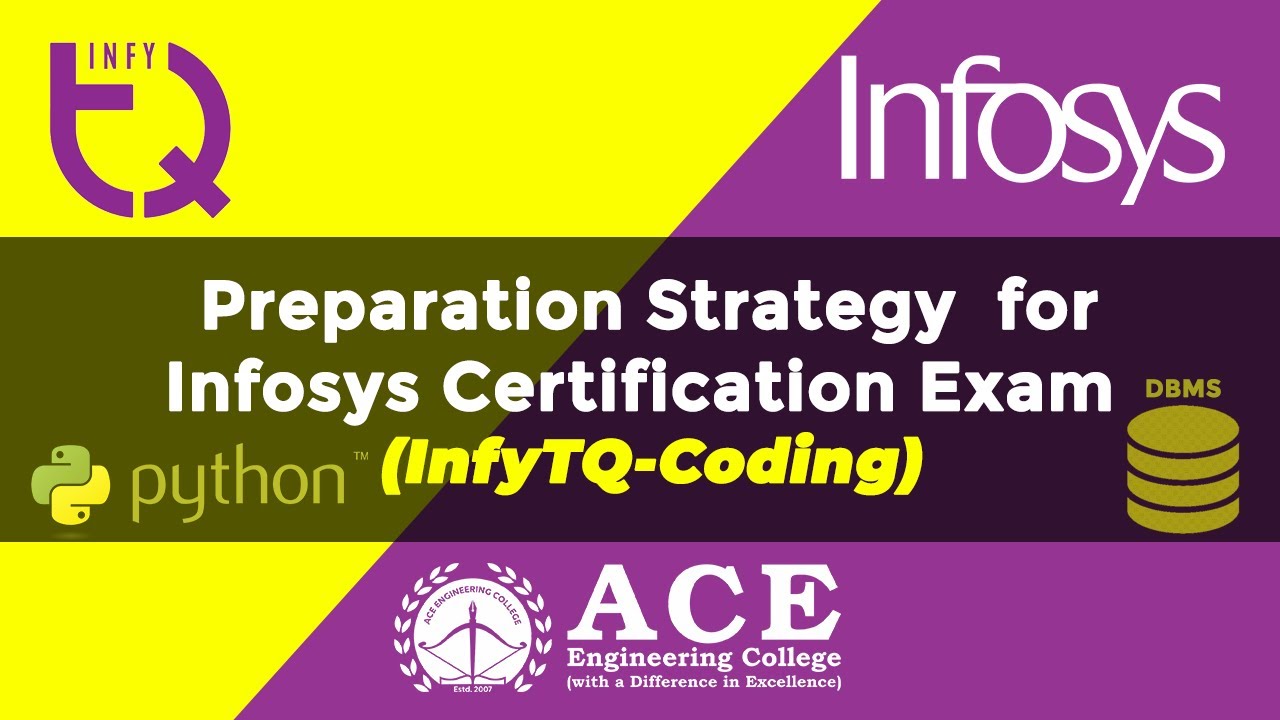 Preparation Strategy for Infosys Certification Exam (InfyTQ- Coding) | ACE Engineering College, Hyd
