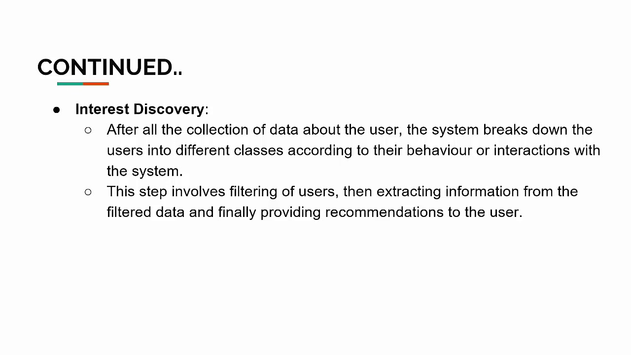 User Profiling Based Recommendation System for E-Learning