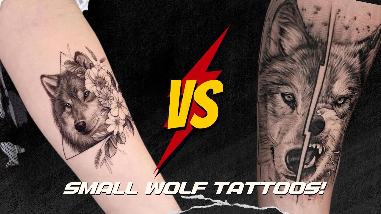 100+ Small Wolf Tattoos You Need To See!