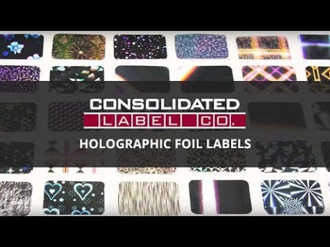 Custom Holographic Foil Labels