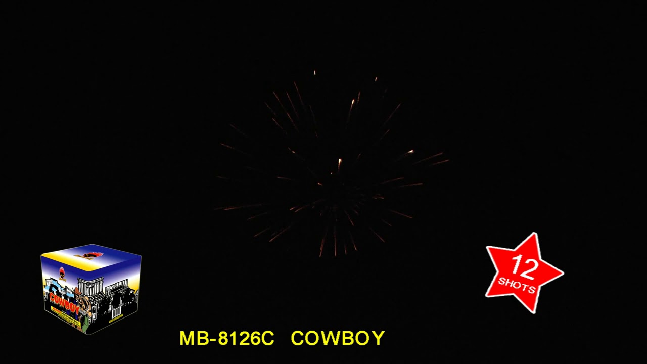 COWBOY - Megabanger Fireworks - 500 Gram MB 8126C