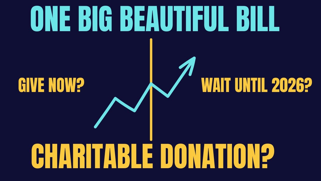 New Tax Strategy for Charitable Giving: Post-One Big Beautiful Bill