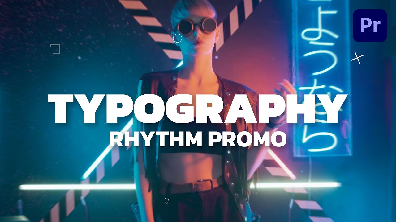 Typography Rhythm Promo | Premiere Pro Template | Tutorial