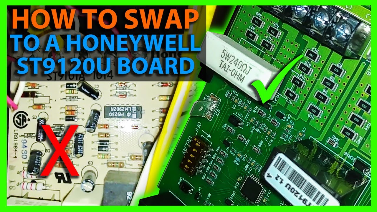 How To Install the Honeywell ST9120U Furnace Control Board