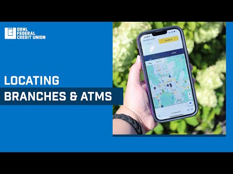 Finding Branches and ATMs with ORNL Federal Credit Union