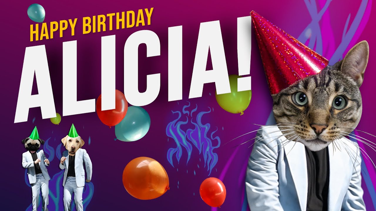 Happy Birthday Alicia - Its time to dance!