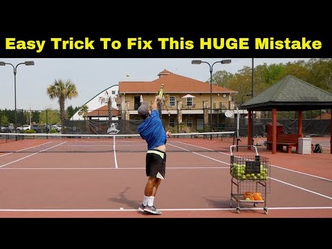 HUGE PROBLEM Most Tennis Players Have On Their Serve! Learn How To Fix It