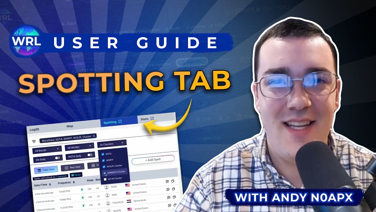 WRL Spotting Tab - User Guide