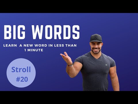 What does stroll mean? - Big Words Ep 20