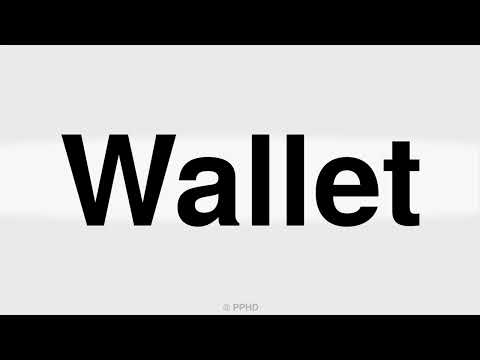 How to Correctly Pronounce Wallet In English