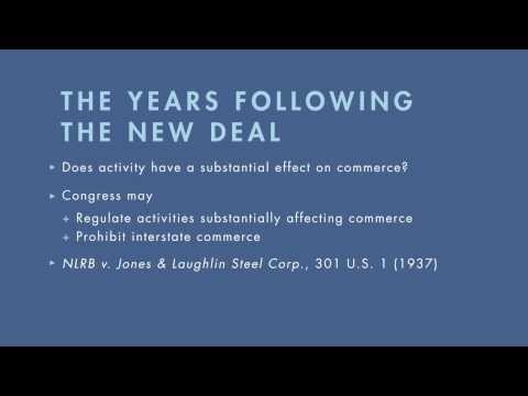 Constitutional Law tutorial: Commerce Clause and Modern Doctrine | quimbee.com