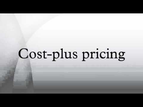Cost-plus pricing