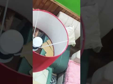 Floor Lamp with 3 Tier Shelf for Home Decor || Living Room || Bed Room (Red)